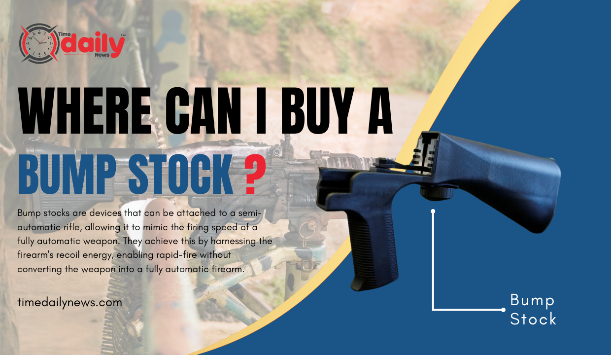 Latest Updates on Bump Stocks: News & Regulations